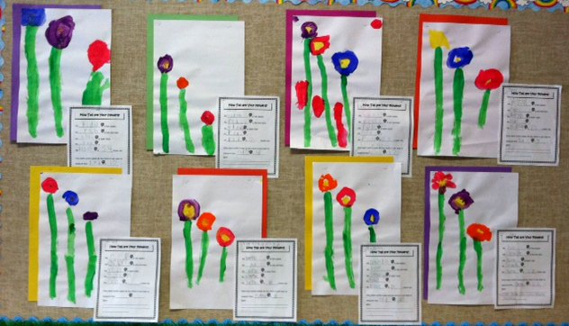 Flower Measurement Worksheet For Kindergarten