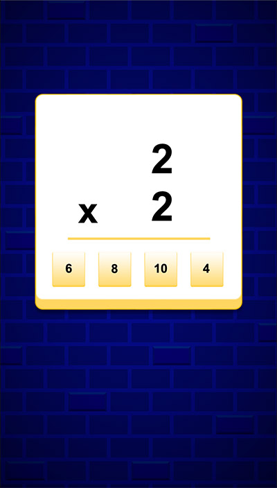 Neon Bricks Multiplication