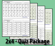 Printable Quizzes - Multiplication.com
