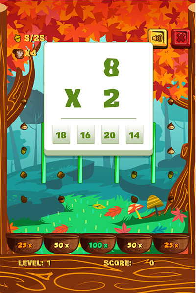 Going Nuts Multiplication